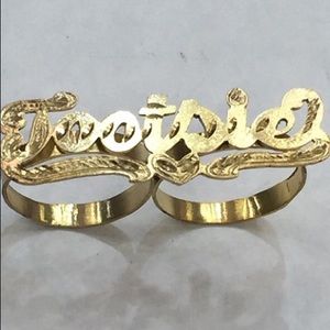Jewelry | 2 Fingered Name Plate Ring | Poshmark